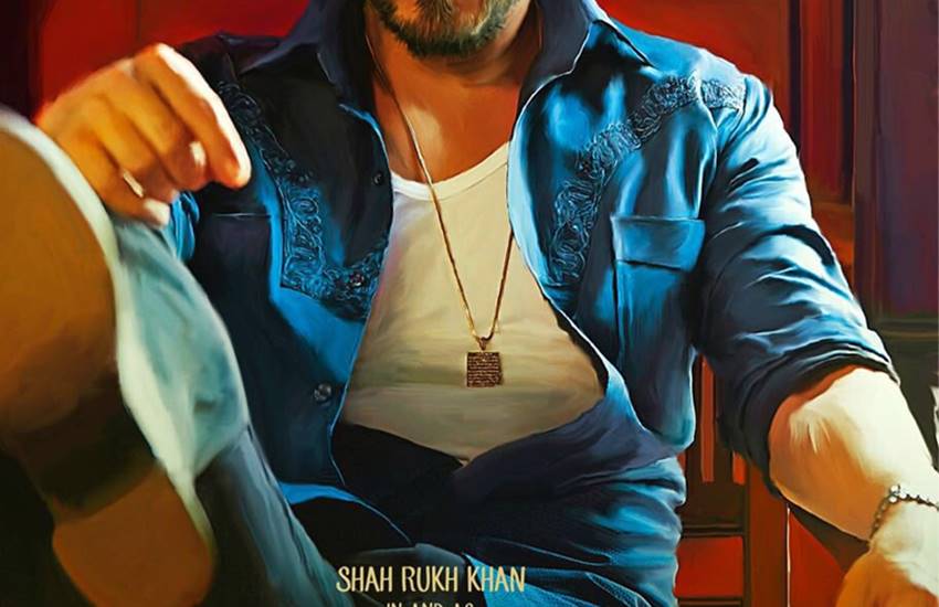 रईस के नए पोस्टर में अपने माता-पिता की तस्वीर वाला लॉकेट पहने नजर आए ...