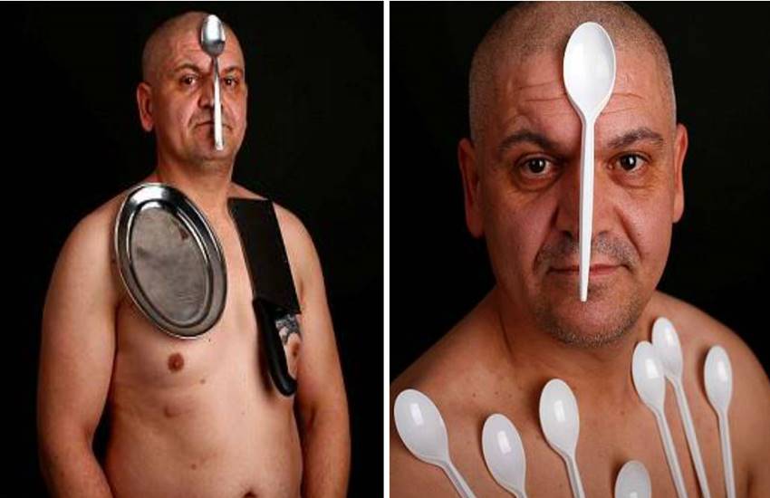 इस शख्स के अंदर है ‘सुपर पॉवर’, चम्मज और चाकू से लेकर फोन तक को बॉडी से ...