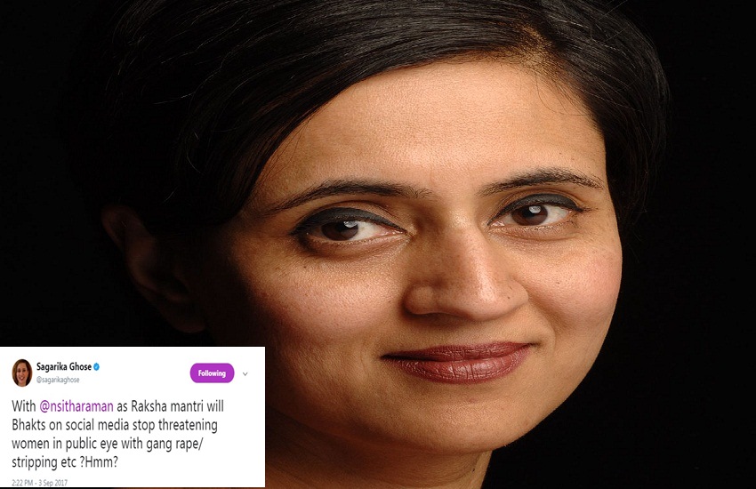 पत्रकार ने लिखा- अब महिला रक्षा मंत्री है, भक्त महिलाओं को गैंगरेप या ...