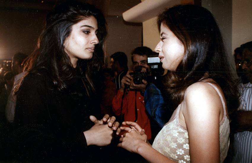 पति के साथ इस महिला को देख गुस्से से लाल हो गई थीं रवीना टंडन, भरी ...