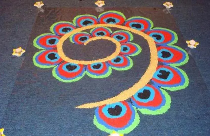 Rangoli Designs 2017: ये बेहतरीन और आसान रंगोली डिजाइन कर सकते हैं आपकी ...