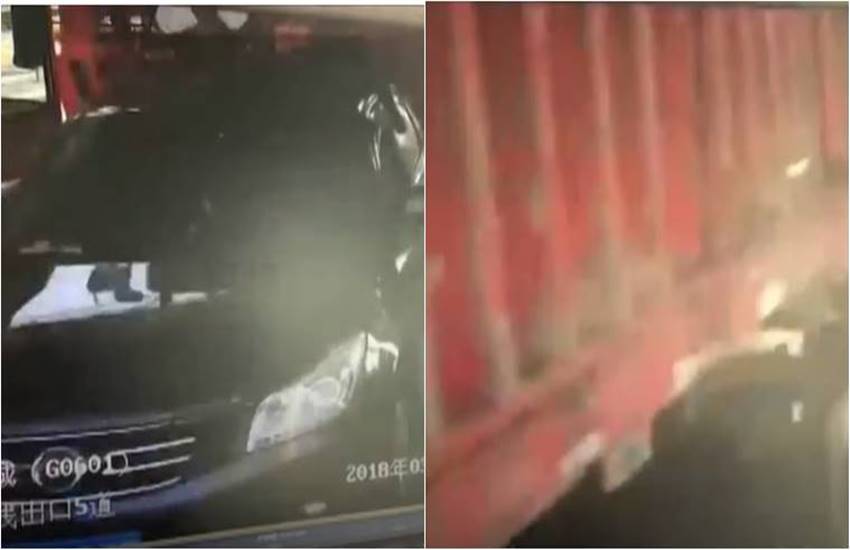 ब्रेक फेल हुआ तो आउट ऑफ कंट्रोल हो गई लॉरी, वीडियो में देखें कैसे ...