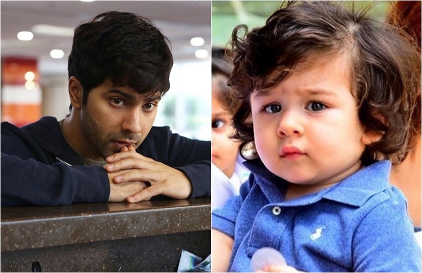 वरुण धवन ने तैमूर से की खुद की तुलना, सोशल मीडिया पर शेयर की ये तस्वीर ...