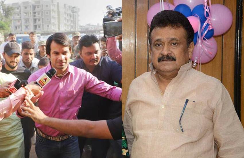 समधी लालू की सीट से चंद्रिका राय ने किया नामांकन, फिर दामाद पर बोला ...