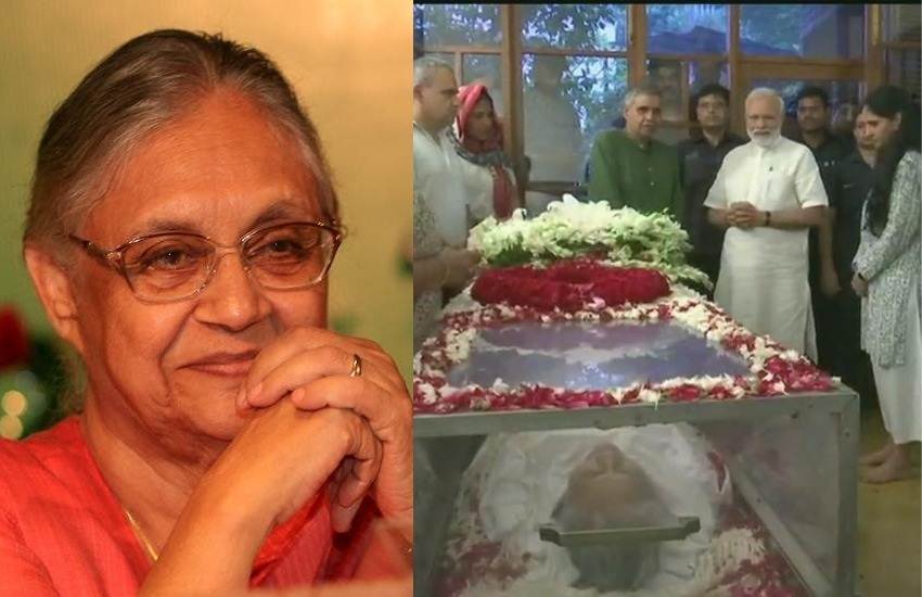 पंचतत्व में विलीन हुईं शीला दीक्षित, राजकीय सम्मान के साथ अंतिम विदाई ...