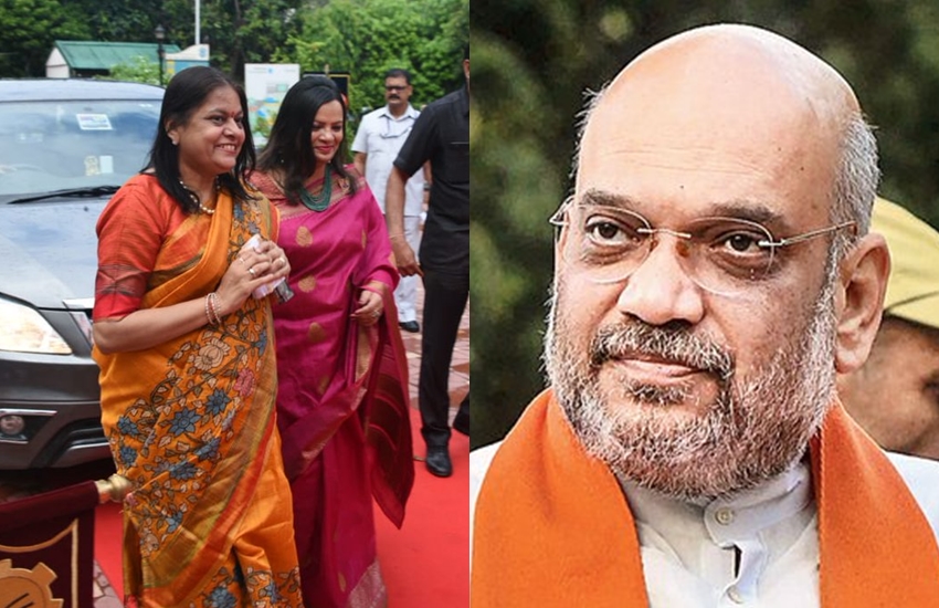 गृह मंत्री अमित शाह कश्मीर मुद्दे पर व्यस्त, पत्नी सोनल शाह दे रहीं ...