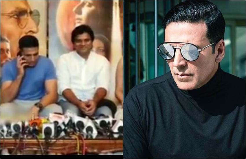 अक्षय कुमार ने रिपोर्टर के फोन कॉल का दिया जवाब, देखें अंजान शख्स से ...