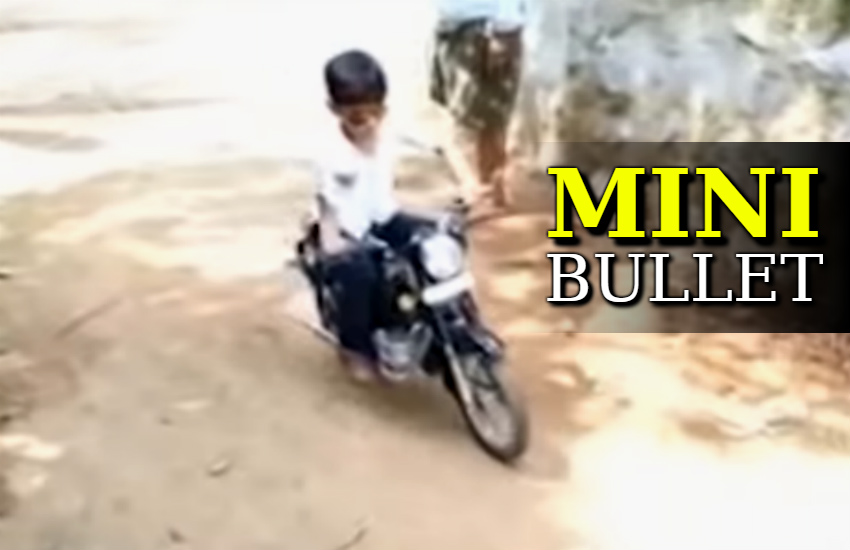 बच्चे को था Royal Enfield के शाही सवारी का शौक! पिता ने बनाई इलेक्ट्रिक ...