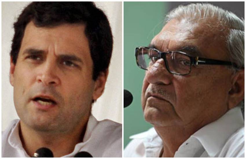 सोनिया गांधी की जगह प्रचार करने राहुल पहुंचे तो हुड्डा ने कैंसल किया ...