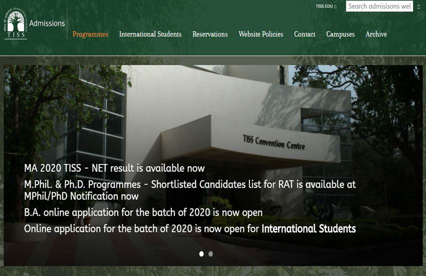 TISS-NET Result 2020: admissions.tiss.edu पर नेट परिणाम जारी, ऐसे करें ...