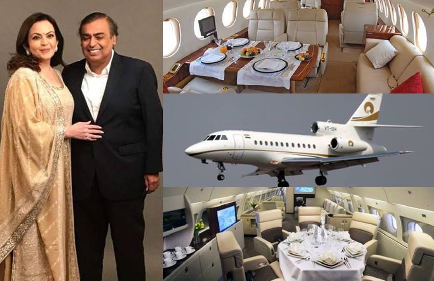 Mukesh Ambani Aeroplane Interior