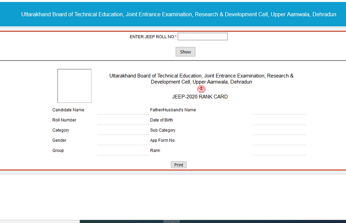 UBTER JEEP 2020: यूबीटीई ने जारी किए पॉलिटेक्निक प्रवेश परीक्षा के रैंक ...