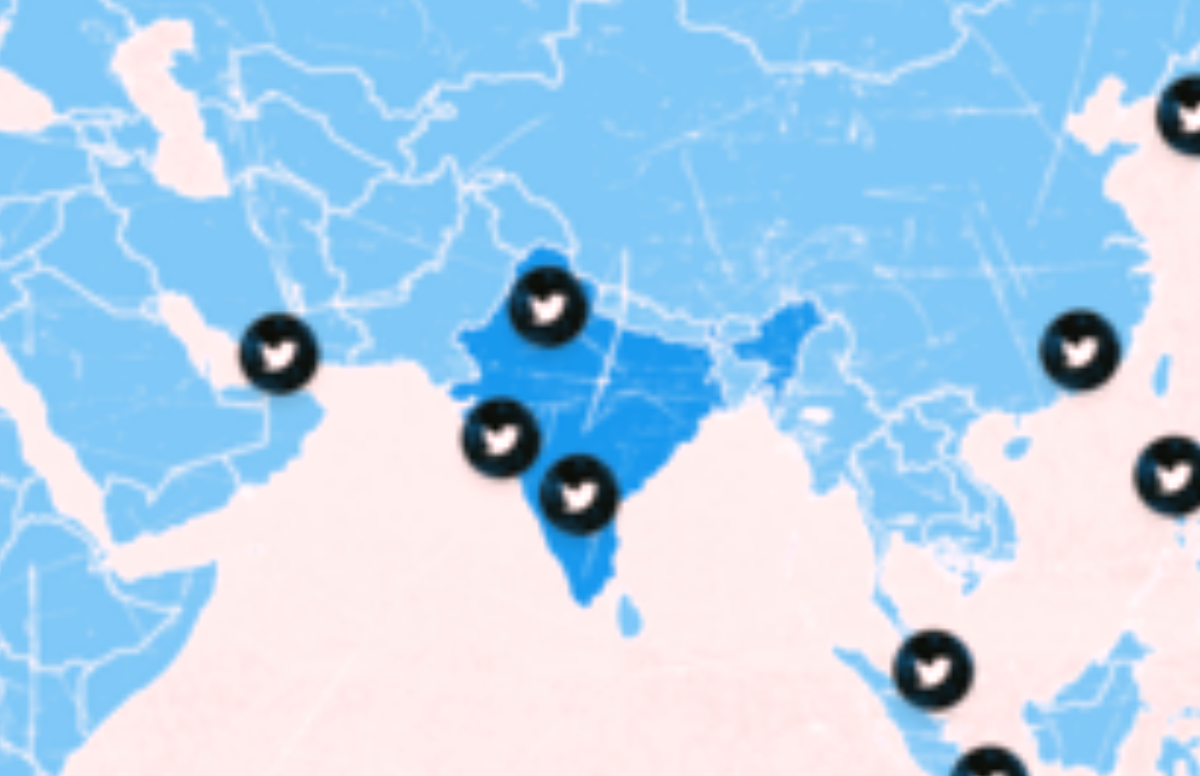 Twitter ने भारतीय नक्शे से की छेड़छाड़, J&K और लद्दाख को दिखा दिया अलग ...