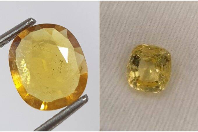 Pukhraj Stone Or Yellow Sapphire Gemstone: How to identify real and ...