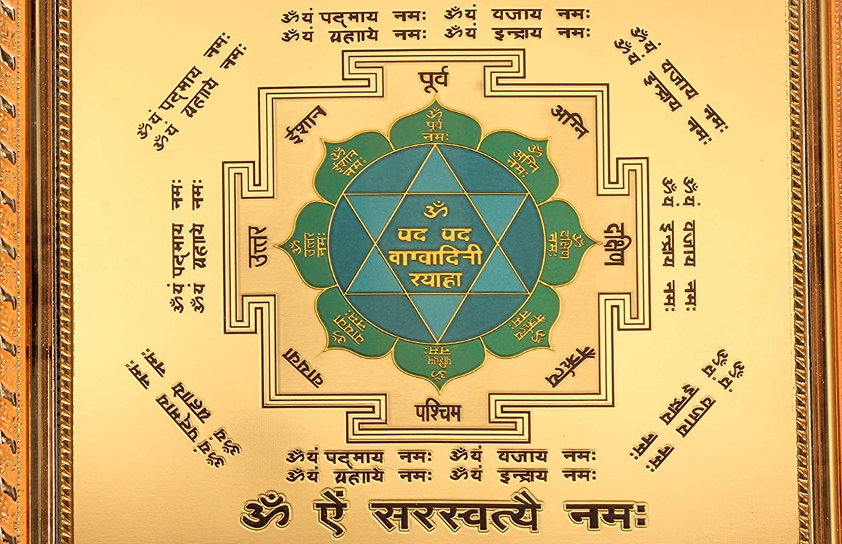 इस यंत्र की स्थापना से मां सरस्वती होती हैं प्रसन्न, मान्यता है परीक्षा ...