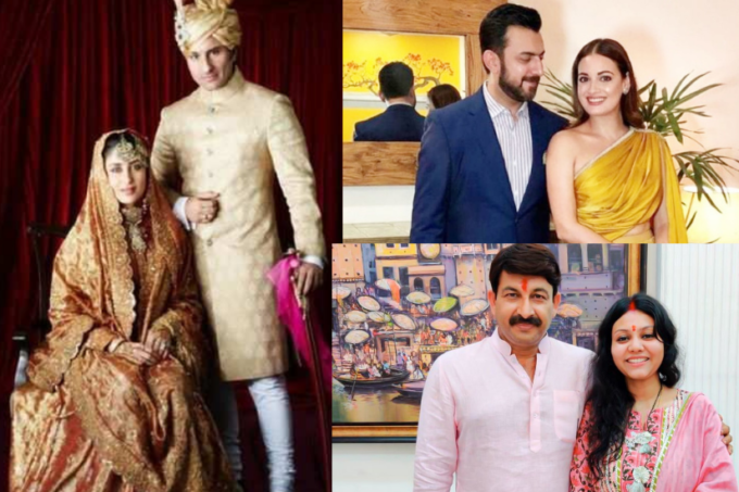 Dia Mirza Saif Ali Khan Manoj Tiwari's second marriage also included ...