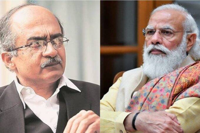 Prashant Bhushan shared this cartoon related to PM Narendra Modi and panic people started making ...