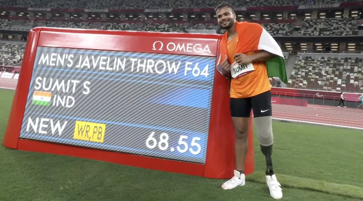 Tokyo Paralympics good news for India Mens Javelin Throw Sumit Antil wins gold medal F64 with ...