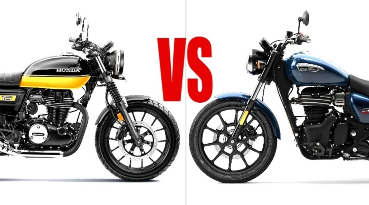 Royal Enfield Meteor 350 vs Honda Hness CB350 who is stylish and ...