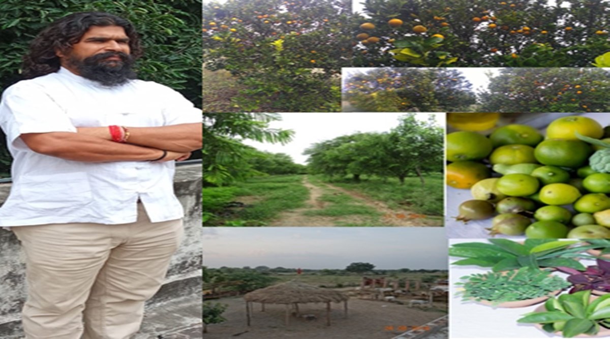 Dr. Ravikant Pathak Professor in Sweden brought greenery from organic ...