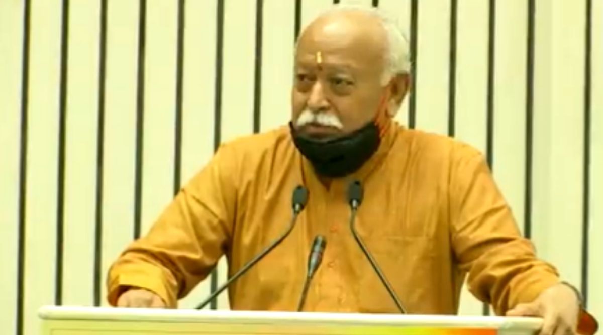 RSS Chief Mohan Bhagwat said dont just raise Jai Shri ram slogans ...