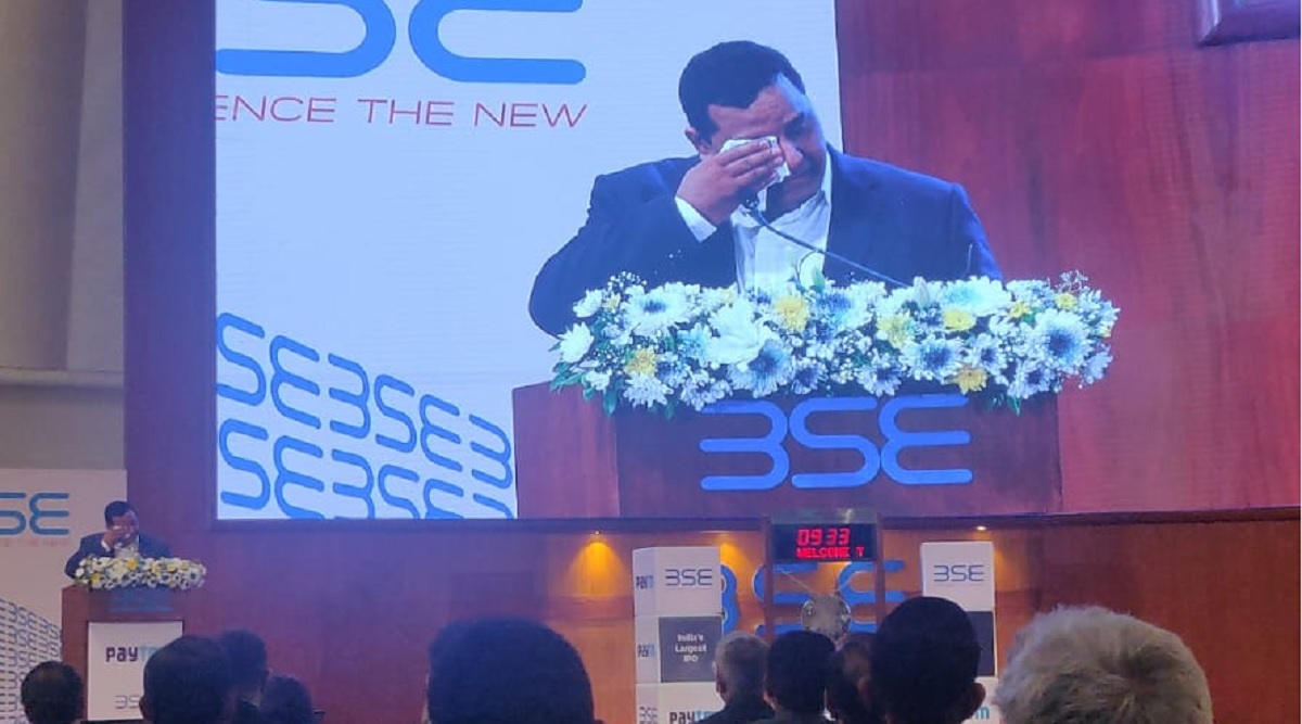 Paytm IPO Listing Vijay Shekhar Sharma Got Emotional BSE Speech Paytm ...