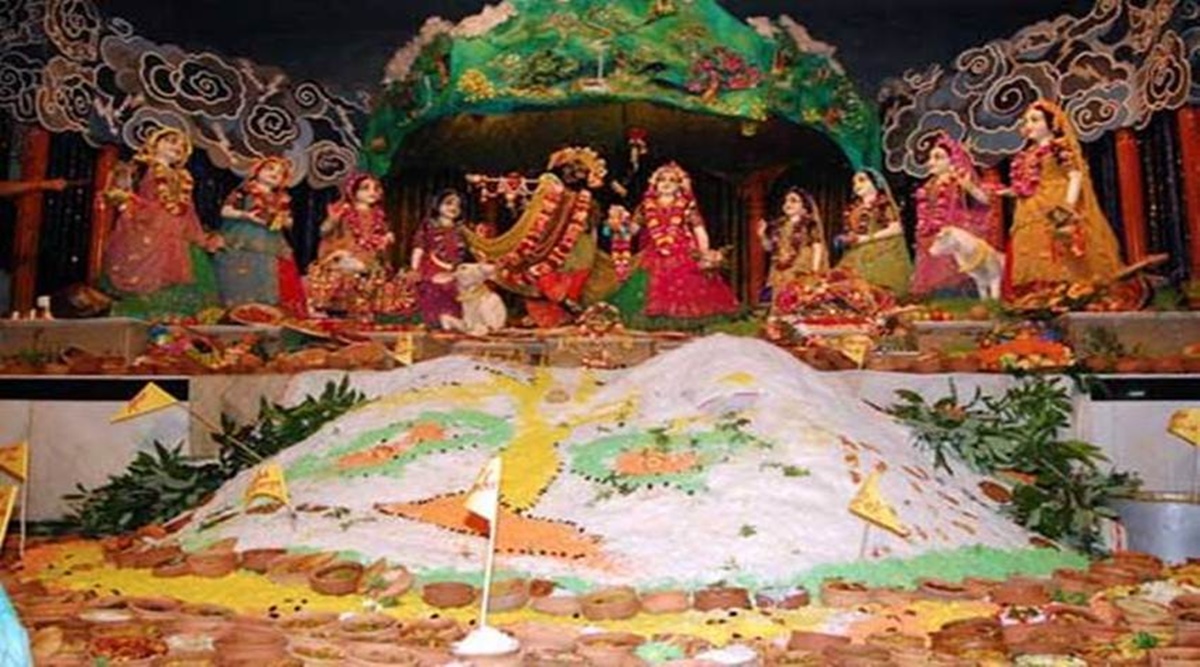 Goverdhan Ji Ki Aarti In Hindi: Govardhan puja vidhi, significance ...