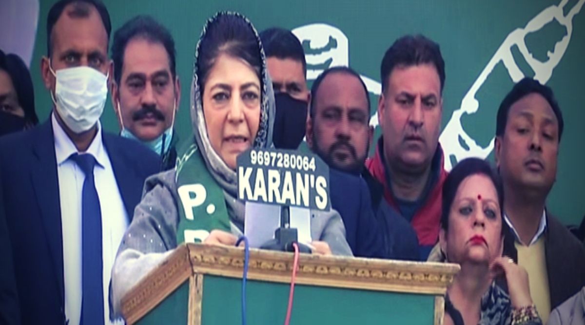 Jammu Kashmir Mehbooba mufti compare NDA BJP Narendra Modi Government ...