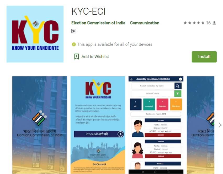 Elections 2022: Voters can check Candidate Details on KYC-ECI App ...