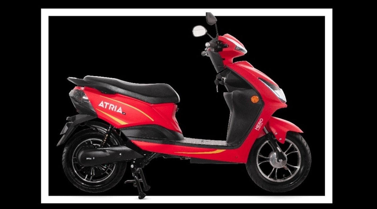 Hero Electric Atria LX electric scooter gives range of 85 km in single ...