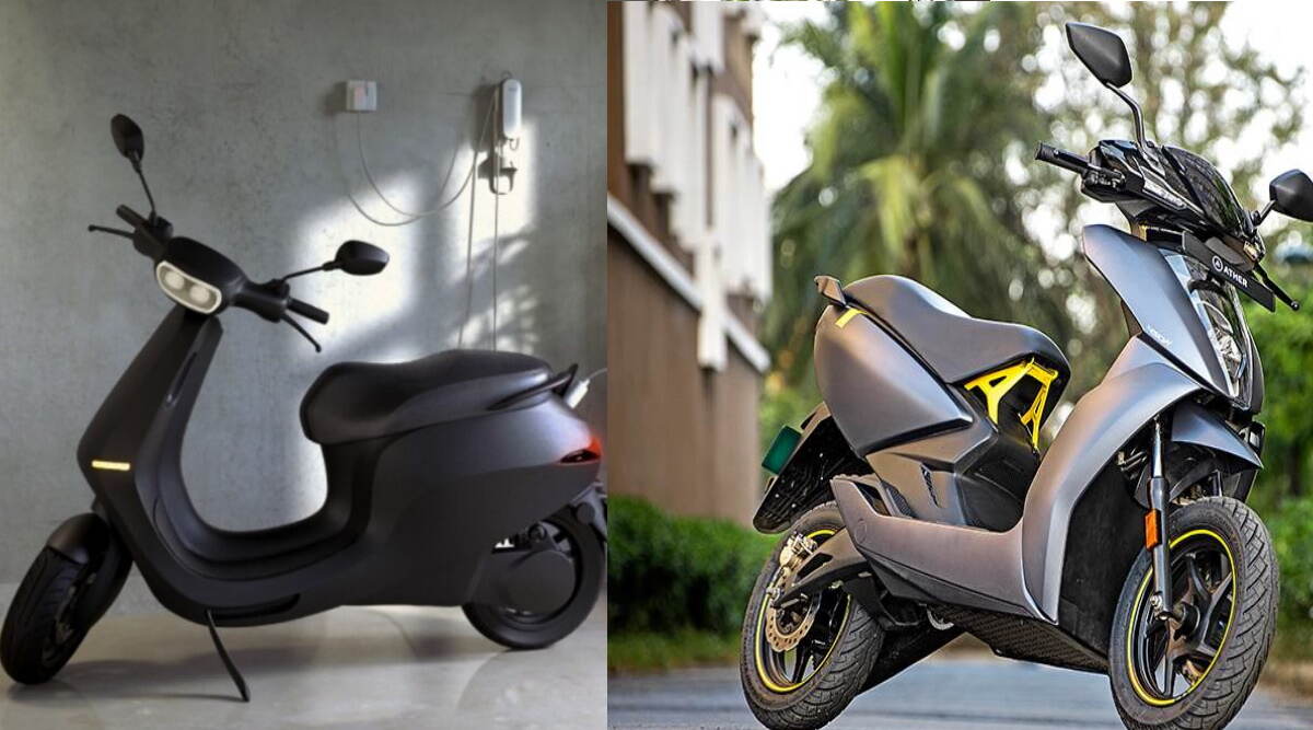 Ola S1 series or Ather 450X which is better in these two electric scooters know specification ...