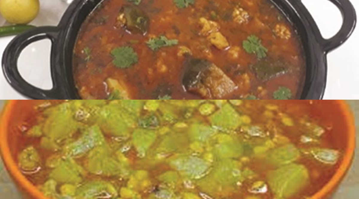 Recipes of deliciousEggplant Mungudi and Gourd Sprouted Moong ...