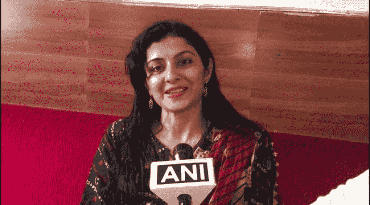 Ghaziabad ADM and Suhas LY wife Ritu Suhas were seen walking the ramp ...