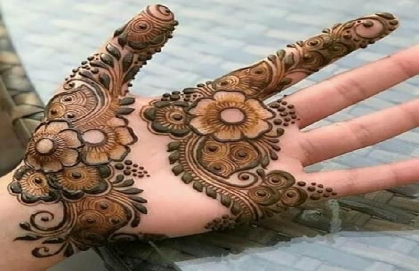Know 5 simple and beautyful mehandi design for holi festival-होली पर ...