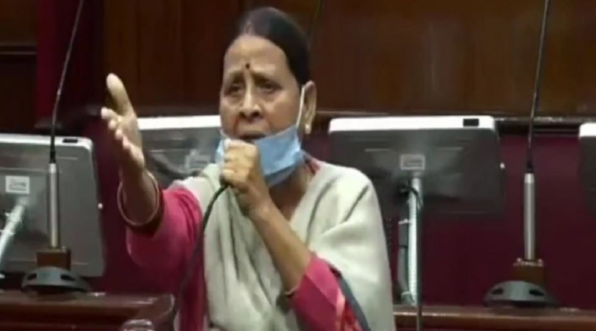 rabri devi angry on jdu bjp leader in Bihar legislative council nitish ...