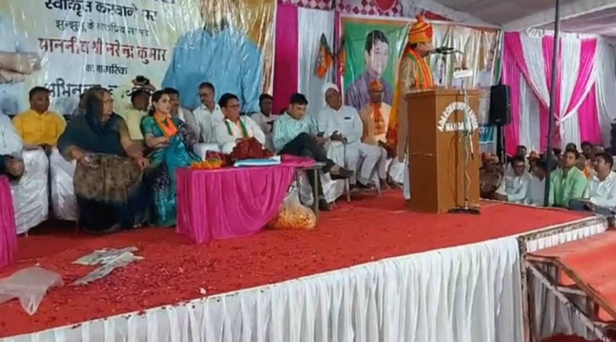 Congress leader Surendra Rajput took a jibe at BJP MP Narendra Kumar ...