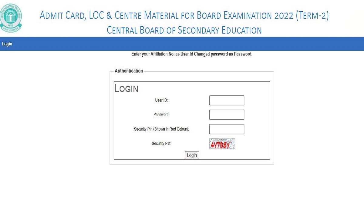 CBSE 10th, 12th Term 2 Admit Card 2022 10th and 12th term 2 exam admit ...