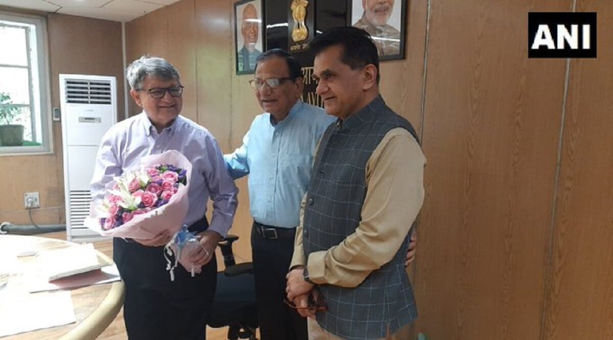 Dr. Suman K Bery Vice Chairman designate, NITI Aayog takes charge as a ...