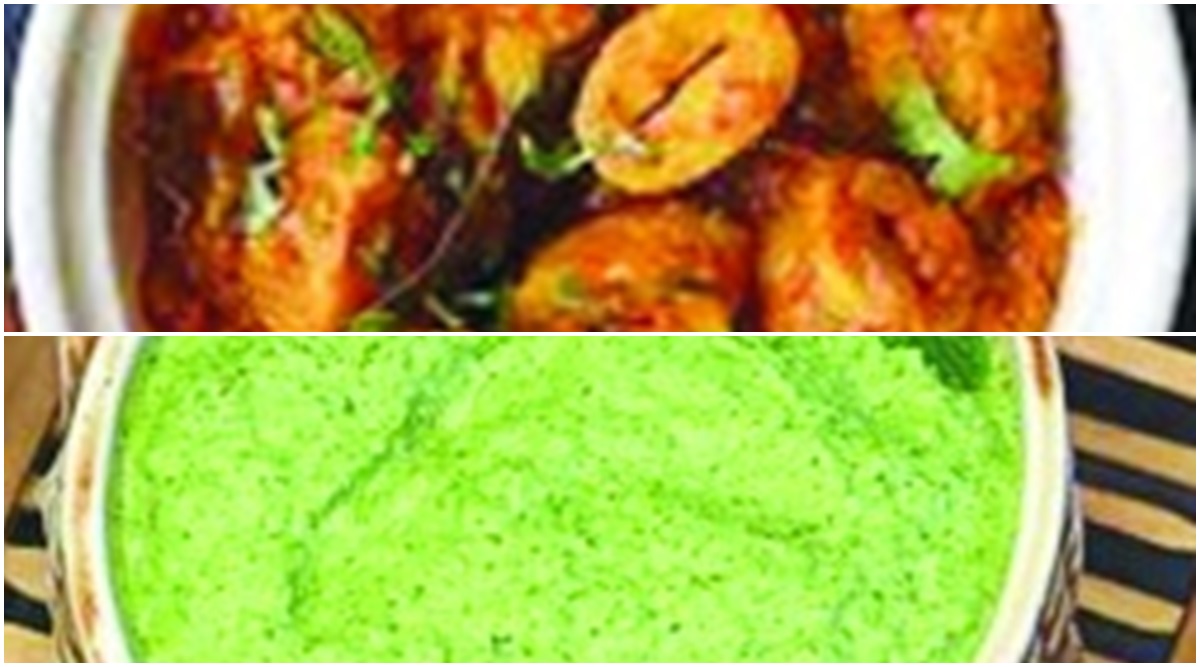 Recipes of delicious Soya Lababdar and Mango Chutney ingredients in ...