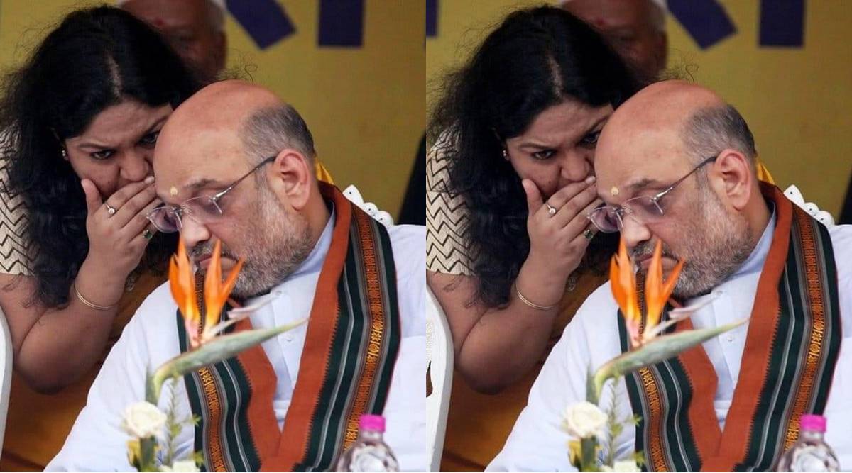 Avinash Das shared the photo of IAS Pooja Singhal with Amit Shah people ...