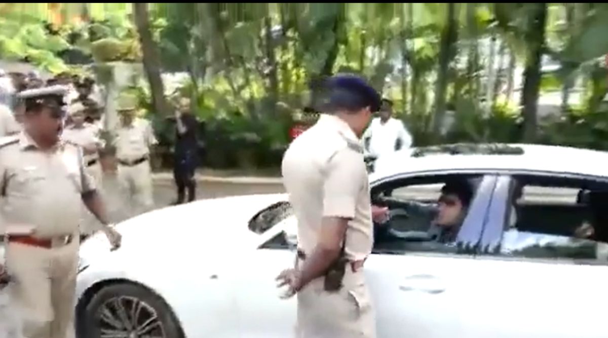 karnataka BJP MLA Aravind Limbavali daughter misbehaved traffic police ...