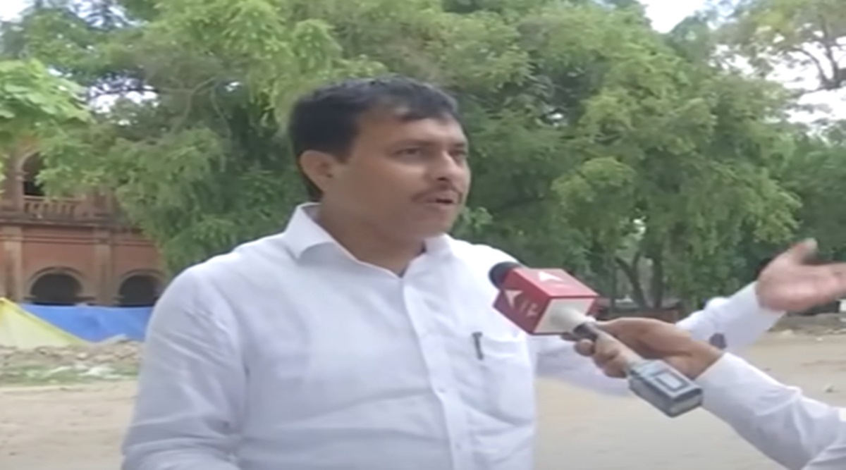 Allahabad University former student leader and government teacher Ajit ...