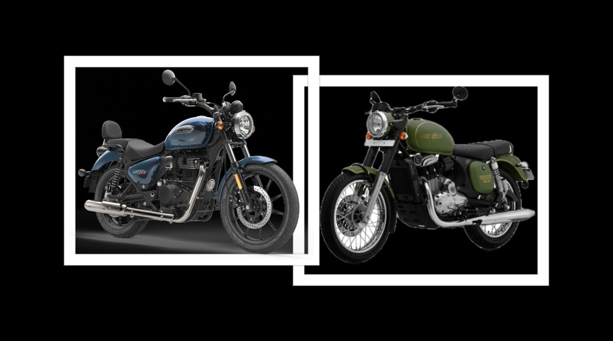 Royal Enfield Meteor 350 vs Jawa which is better cruiser bike in price ...