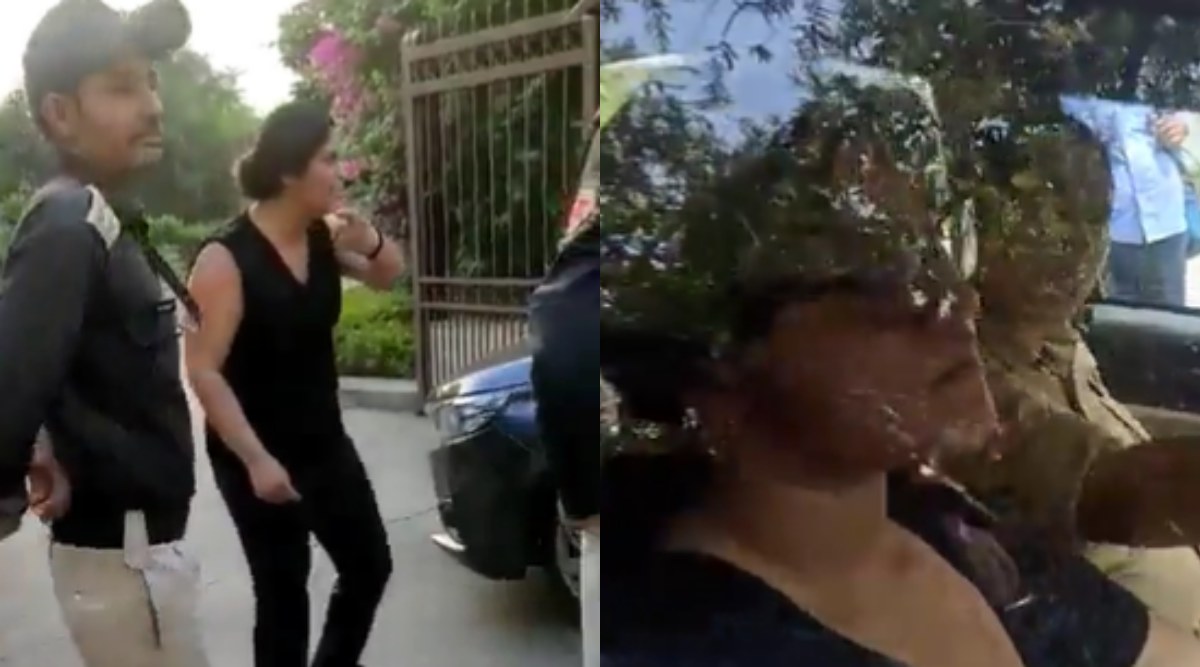 Noida women abused and misbehaved security guard after Shrikant Tyagi ...