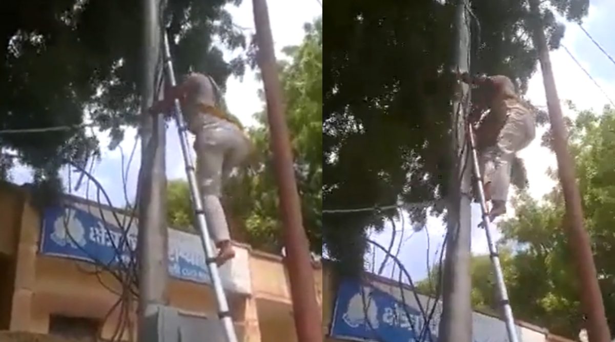 Shamli police challaned the bike of the lineman cut off the electricity of the entire police ...