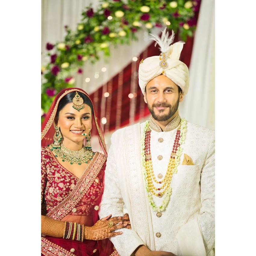 SS Rajamouli RRR Actress Ahmareen Anjum married to her long time ...