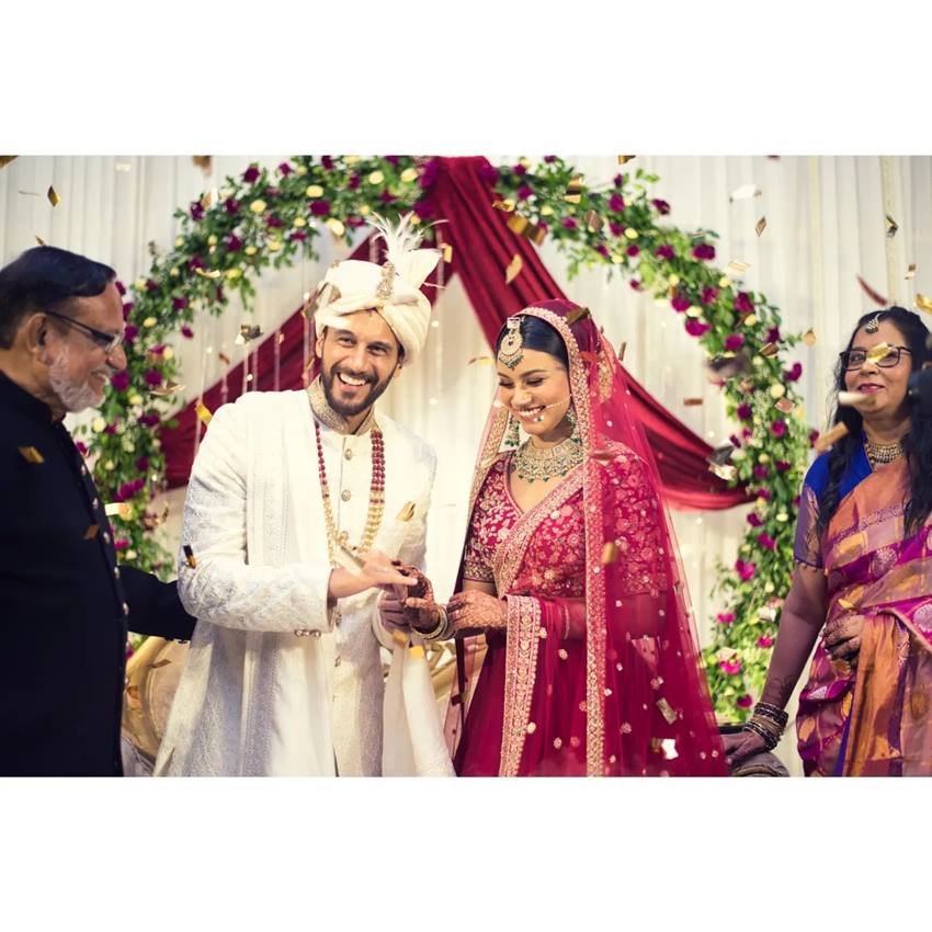 SS Rajamouli RRR Actress Ahmareen Anjum married to her long time ...