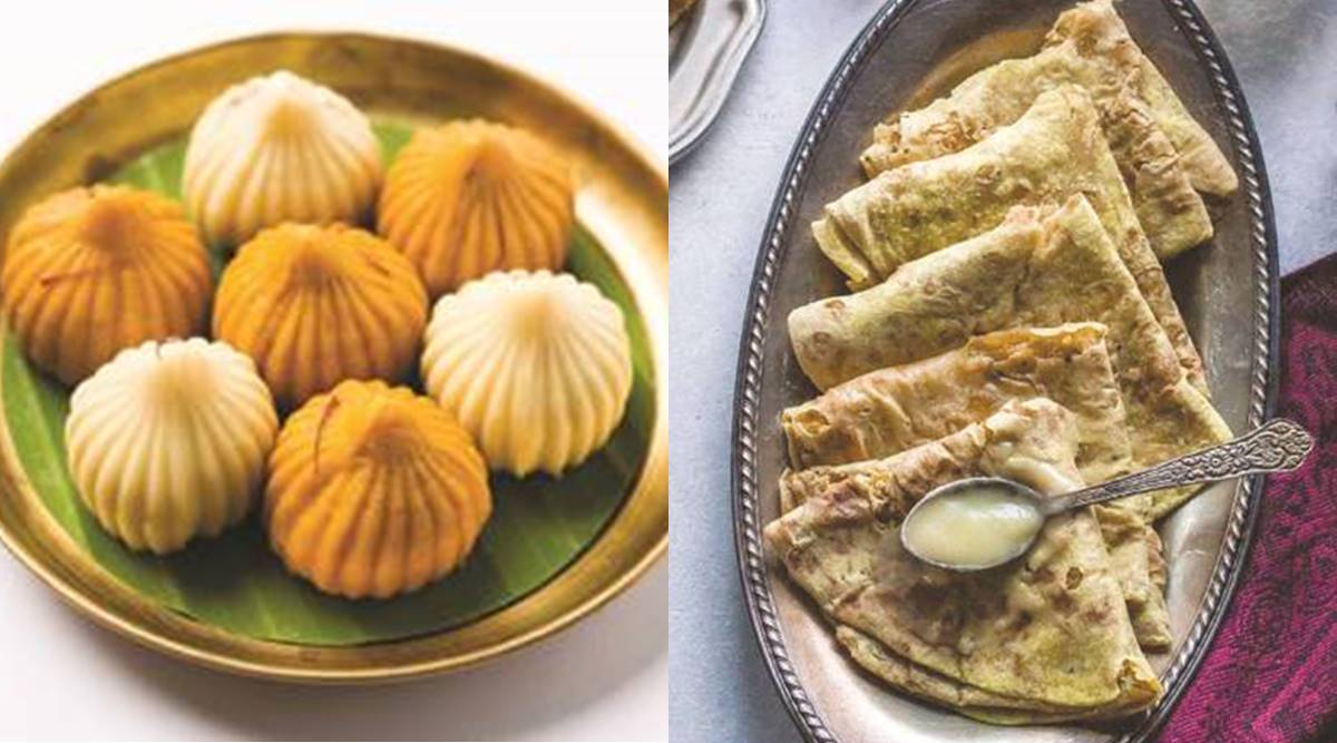 Recipes of delicious Coconut Modak and Puran Poli ingredients in ...