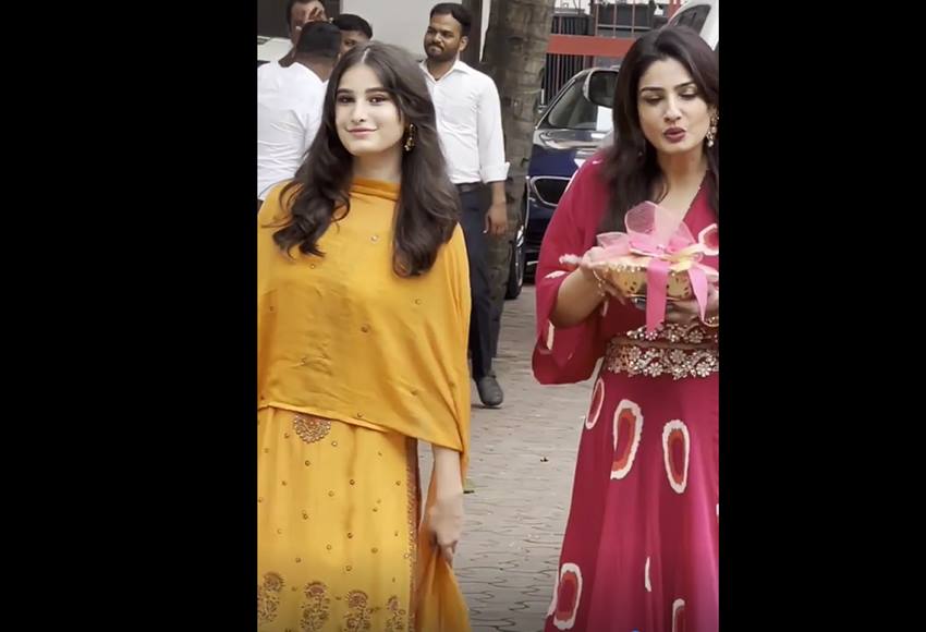 Raveena Tandon Daughter Rasha: Rasha Thadani reached Shilpa Shetty ...