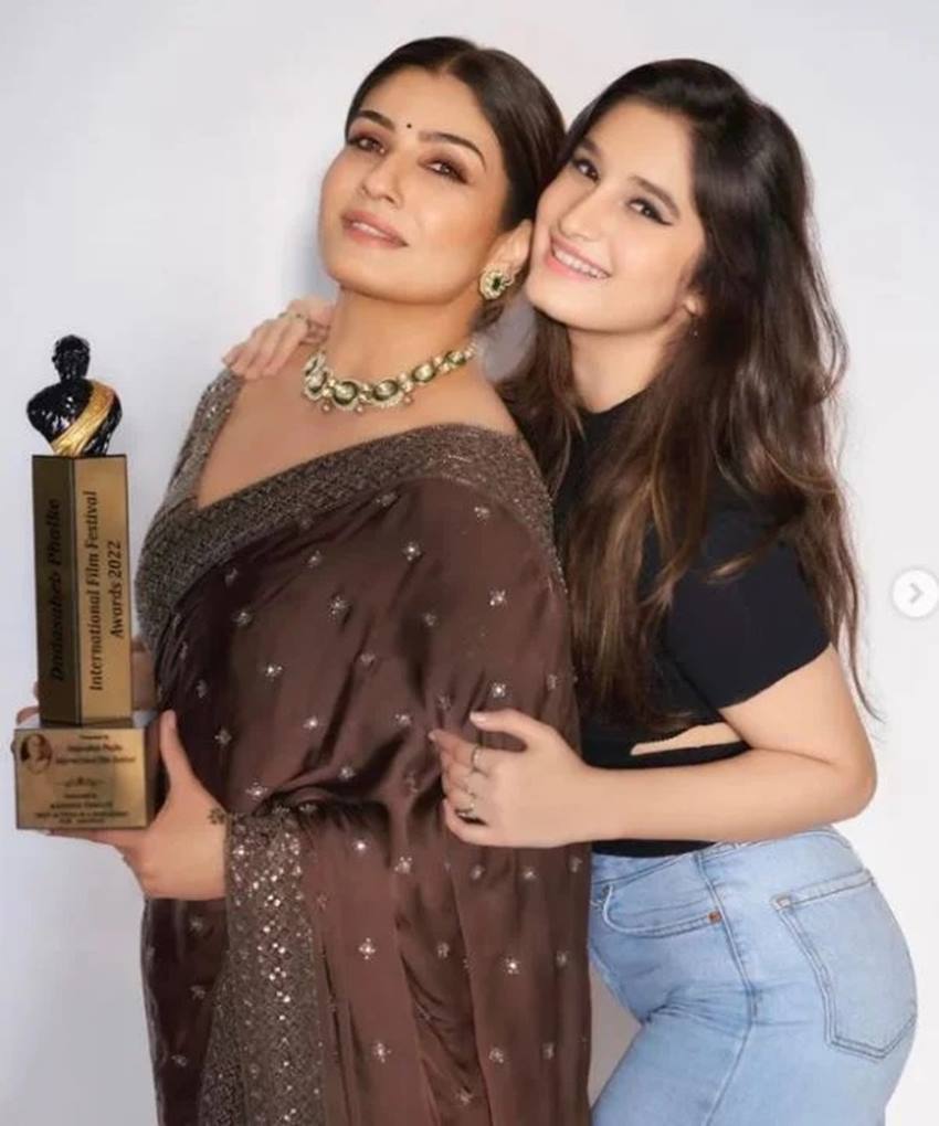 Raveena Tandon Daughter Rasha: Rasha Thadani reached Shilpa Shetty ...